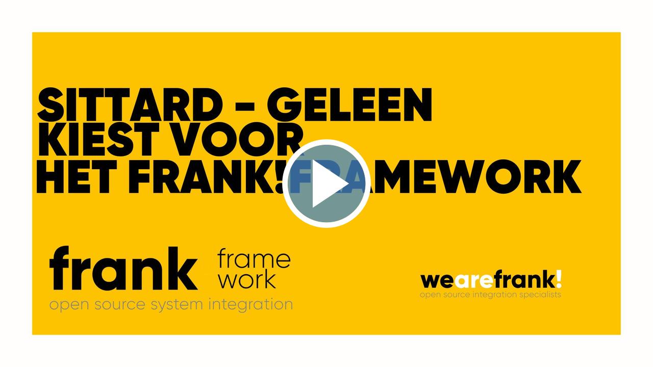 Sittard-Geleen kiest voor het Frank!Framework / WeAreFrank! TV